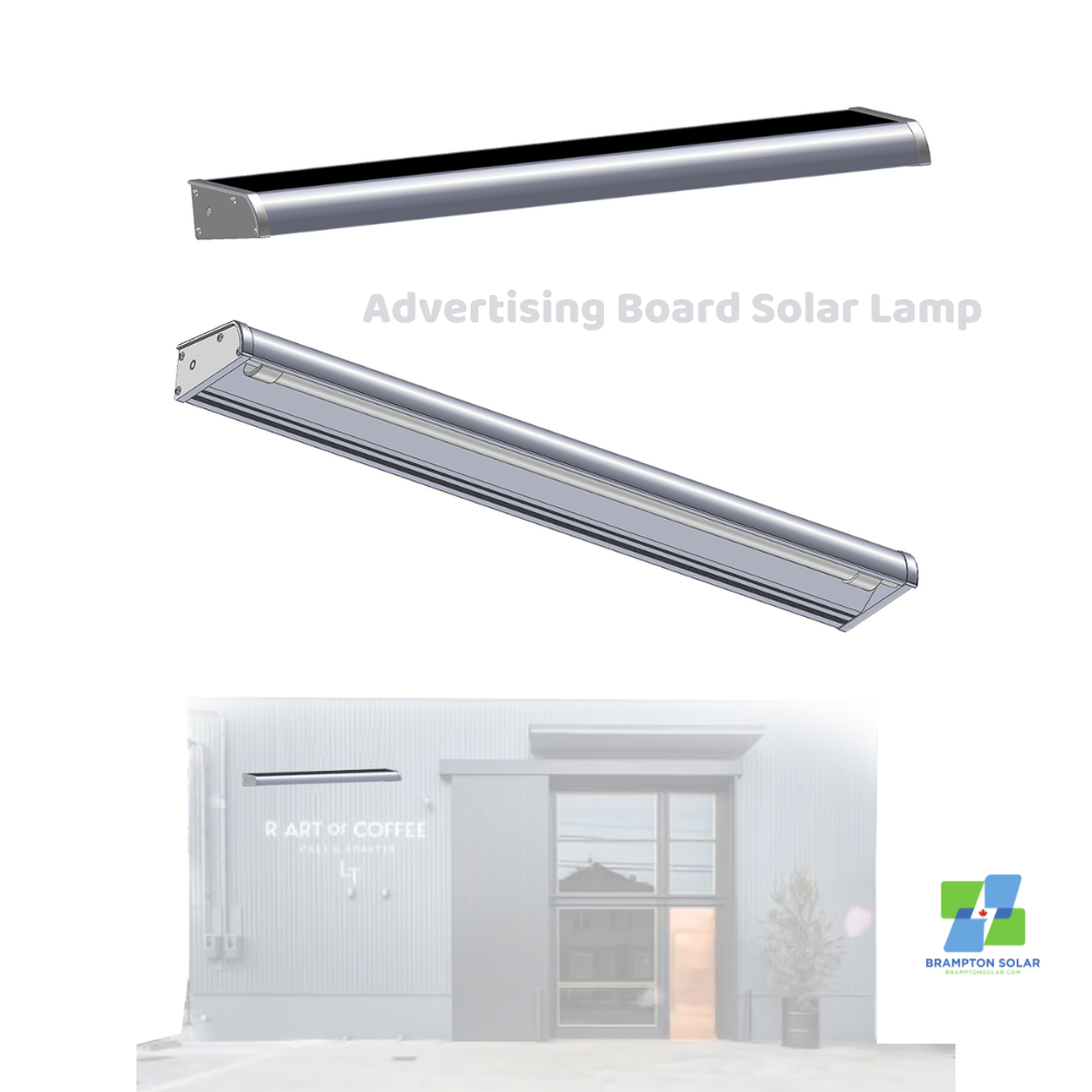 Advertising Board Solar Lamp. – New Energy Brampton Solar Lighting Inc.