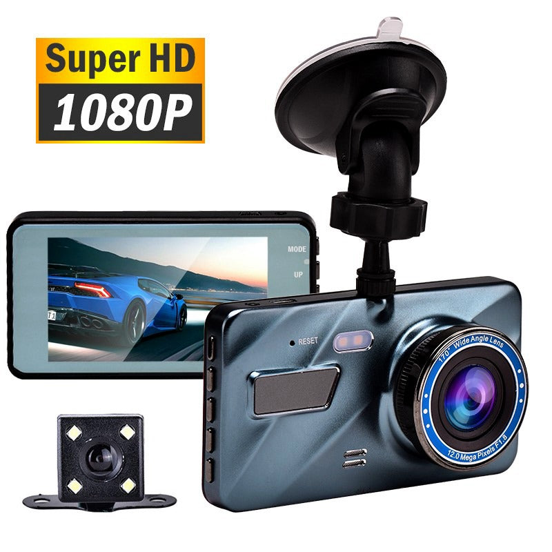 Car DVR 3.6-Inch Screen Dash Cam 2 Cameras Lens + 32GB SD. – New Energy ...
