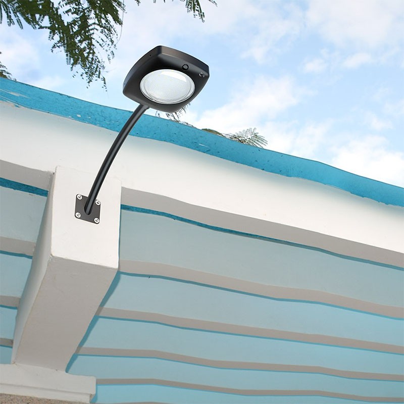 Brampton Solar 3000 Lumens Solar Arm Light for Home & Garden Wall and ...